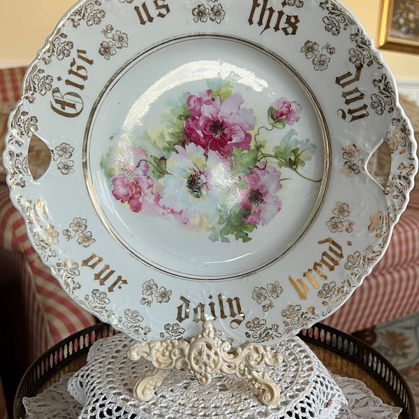 Give Us This Day Our Daily Bread Vintage Plate - Etsy