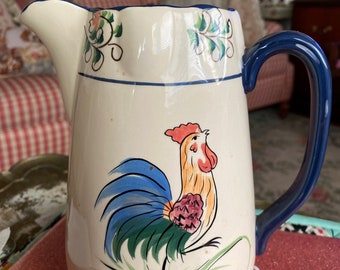 Rooster Pitcher - Etsy