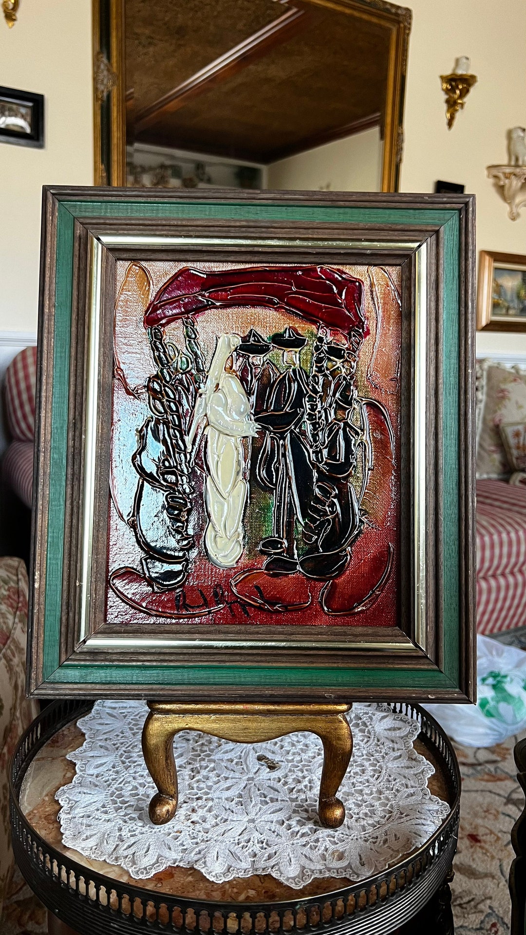 Jewish Wedding Chuppah Scence Judaica by Raoul Raymond - Etsy