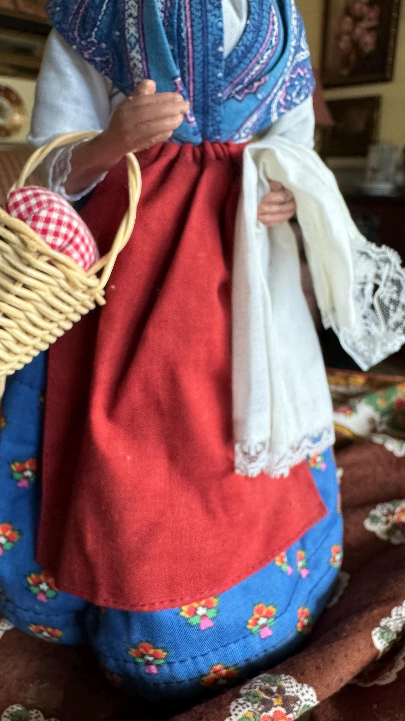 French Country Provence L' Atelier D'art Santon Old Peasant Lady ...
