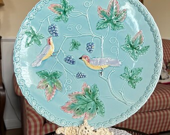 Turquoise Bird Plate - Etsy