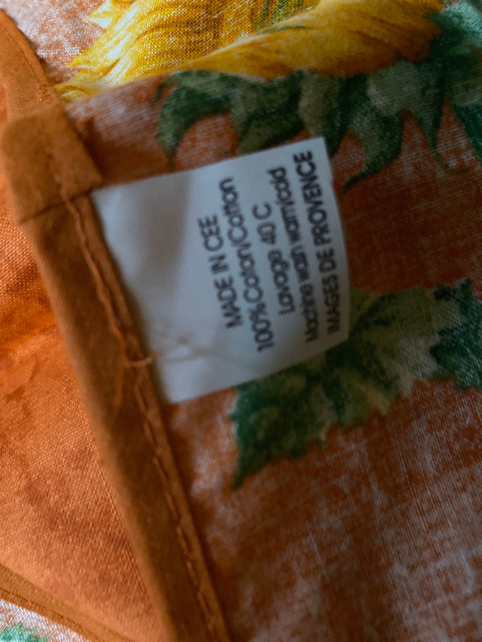 French Country Provence Sunflower Square Tablecloth - Etsy