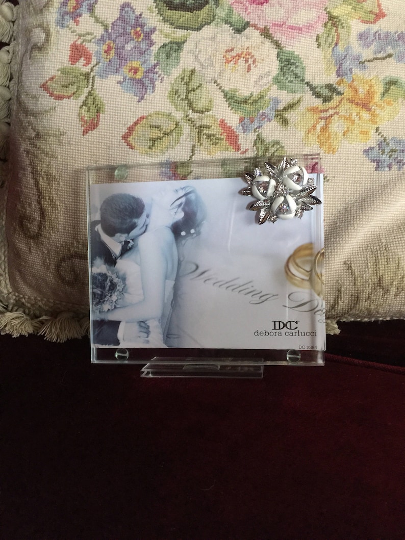 Swarovski Crystal Brooch Glass Picture Frame - Etsy