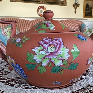 English Country Wedgwood Redware Capriware Rosso Antico Teapot - Etsy