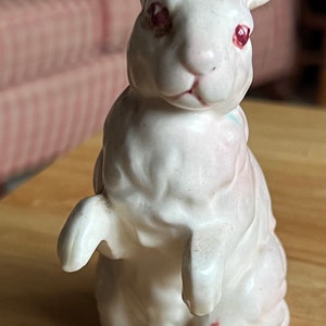 French Country Lefton Bunny Rabbit Figurine - Etsy