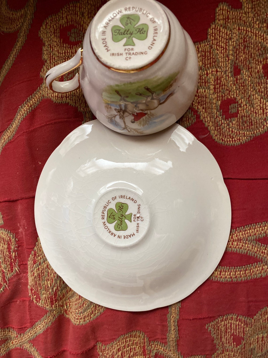 Arklow Irish Arklow Pottery Tally Ho Porcelain Demitasse | Etsy