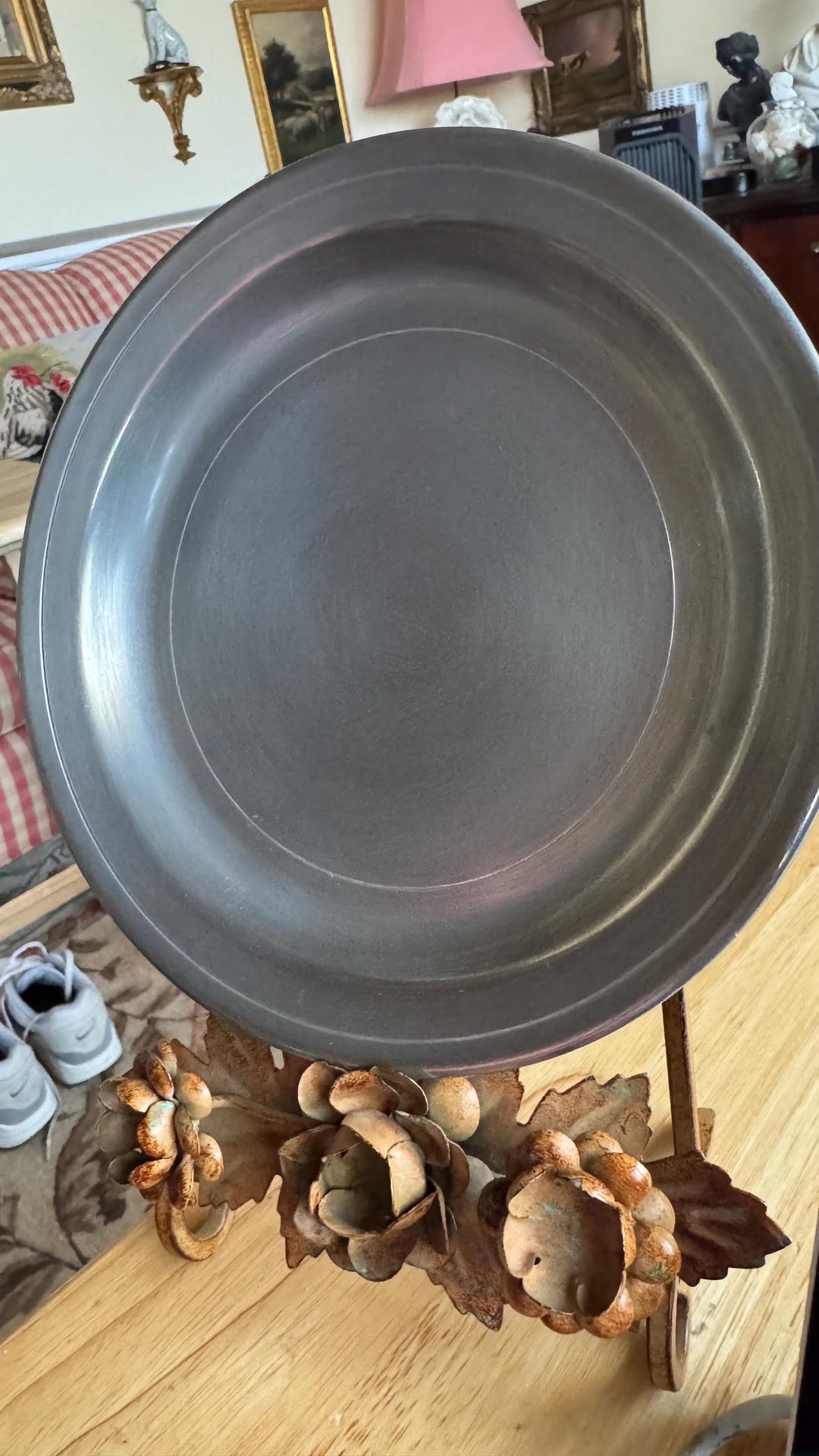Classic Traditional American Colonial Pewter Plate - Etsy