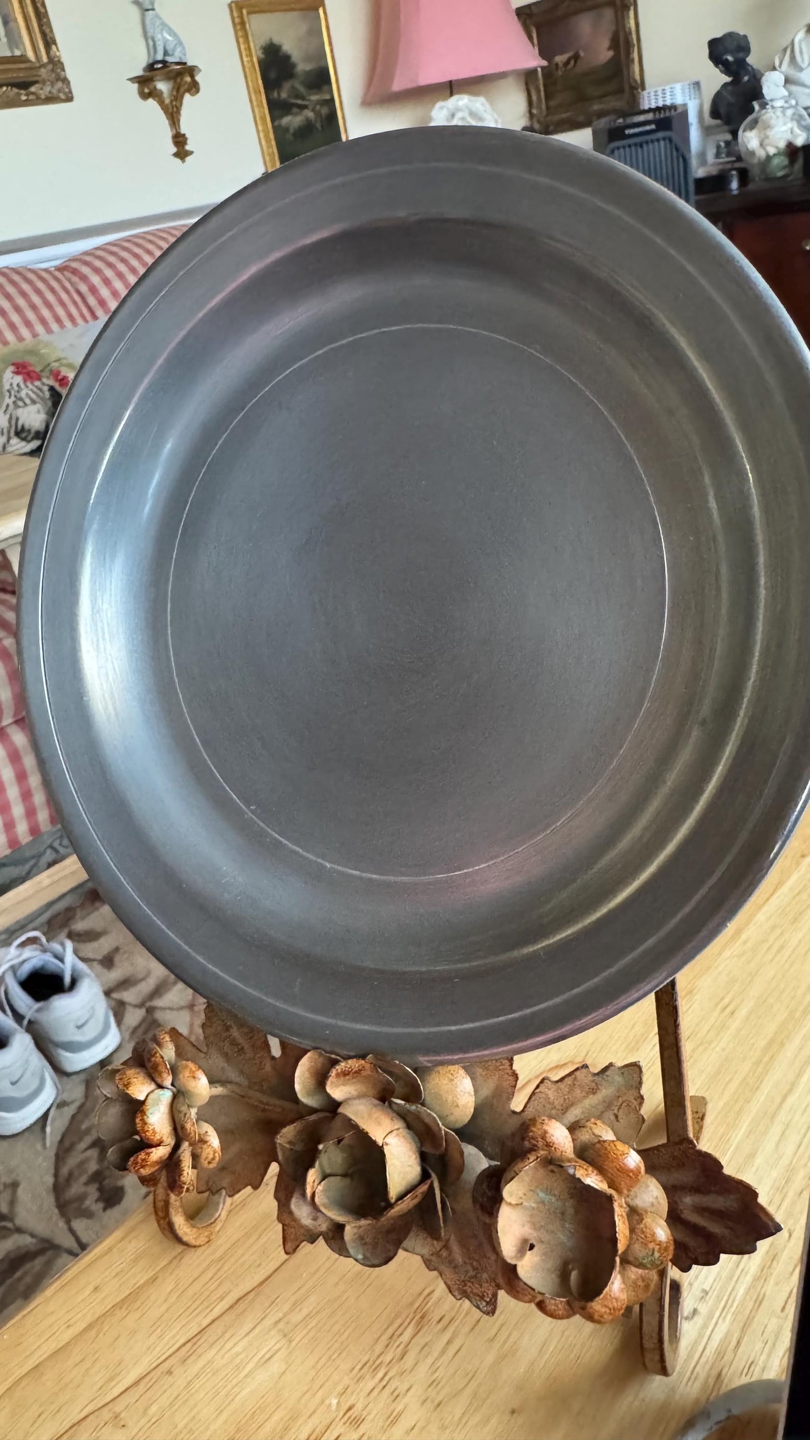 Classic Traditional American Colonial Pewter Plate - Etsy