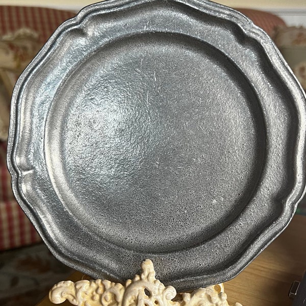 Pewter Plate - Etsy