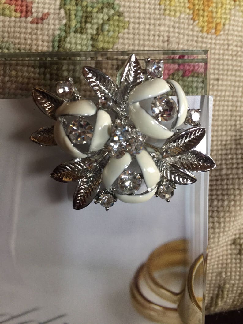 Swarovski Crystal Brooch Glass Picture Frame - Etsy