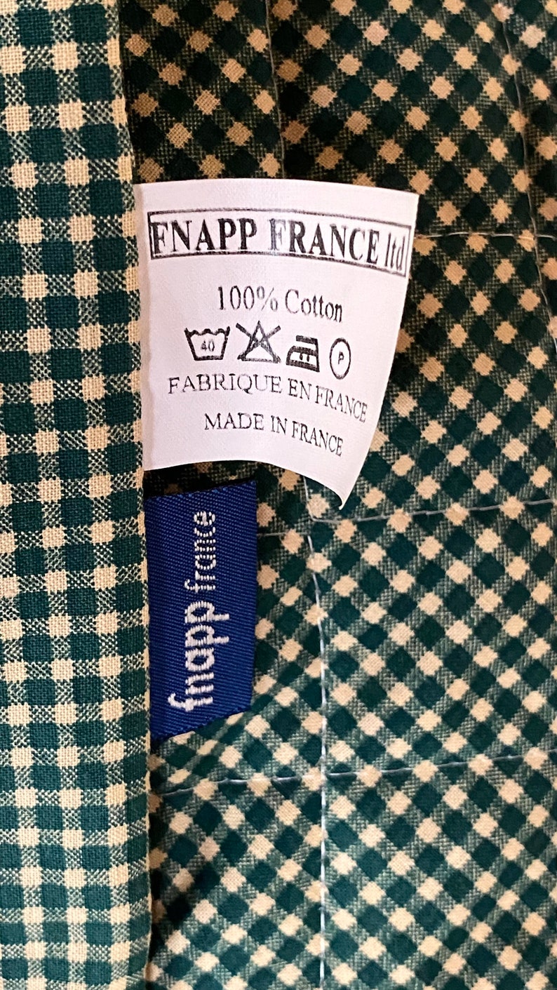 French Country Provence Toile and Gingham Throw by Fnapp - Etsy