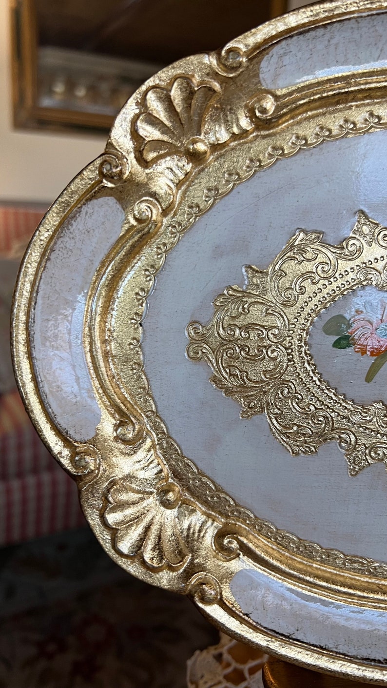 Bandeja De Madera Ramo floral del país florentino italiano - Etsy España