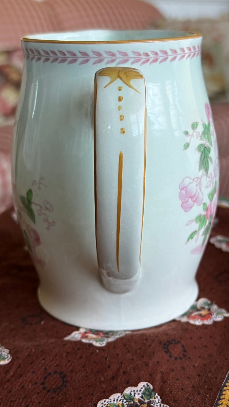 English Country Adams Calyx Ware Pitcher Creamer - Etsy