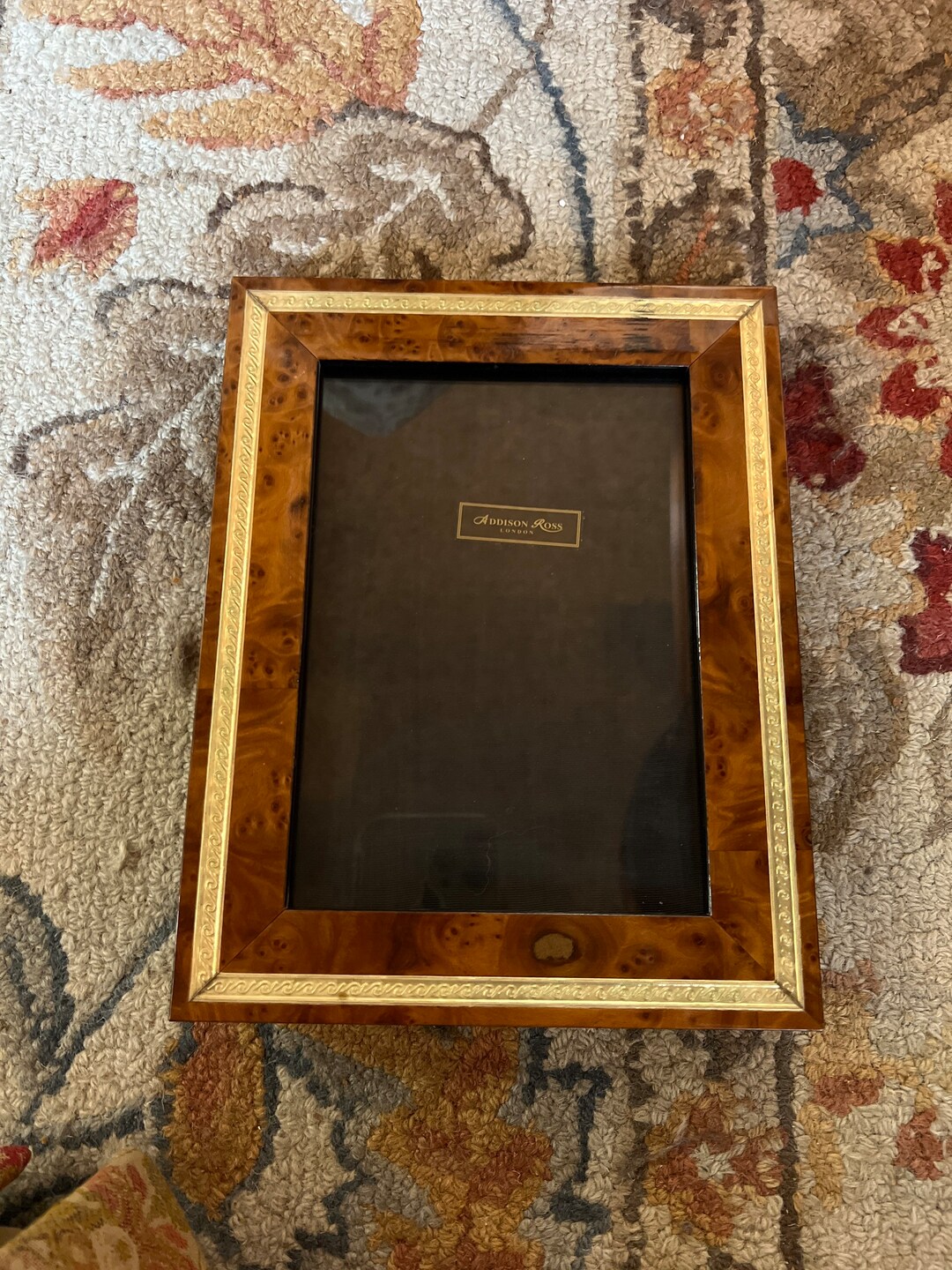 English Country Traditional Burlwood Wood Picture Frame by Addison Ross ...