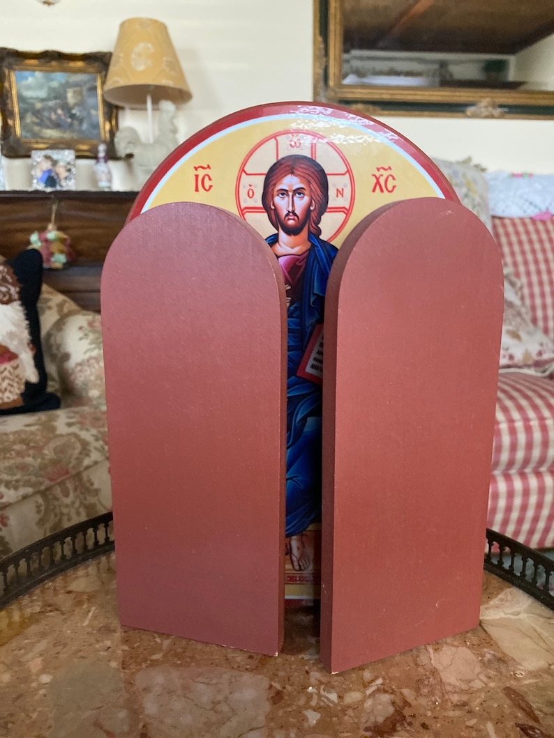 European Italian Triptych Jesus With the Mary and Joseph - Etsy