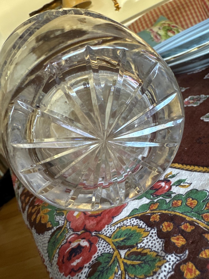 Classic Traditional Hand Cut Crystal Glass Vase Made in England by ...