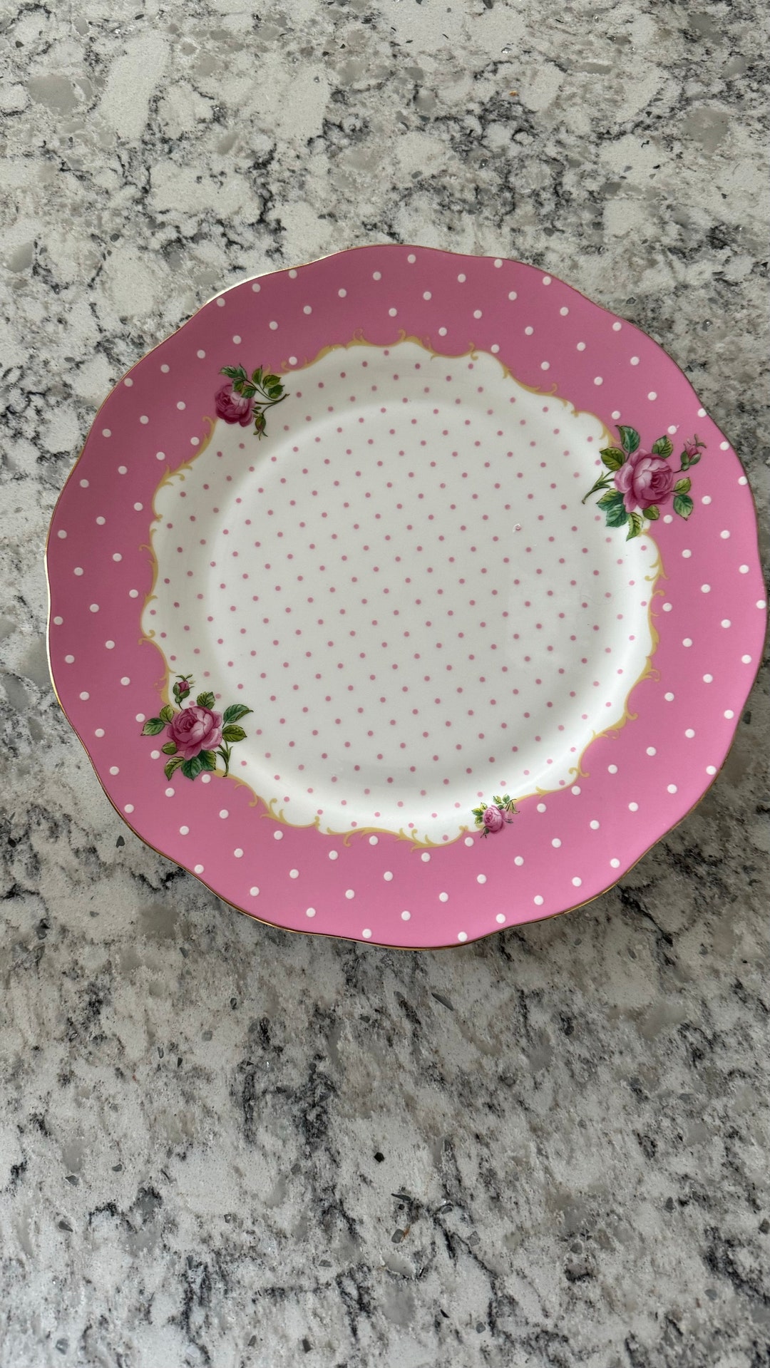 Royal Albert Cheeky Pink Dinner Plate - Etsy