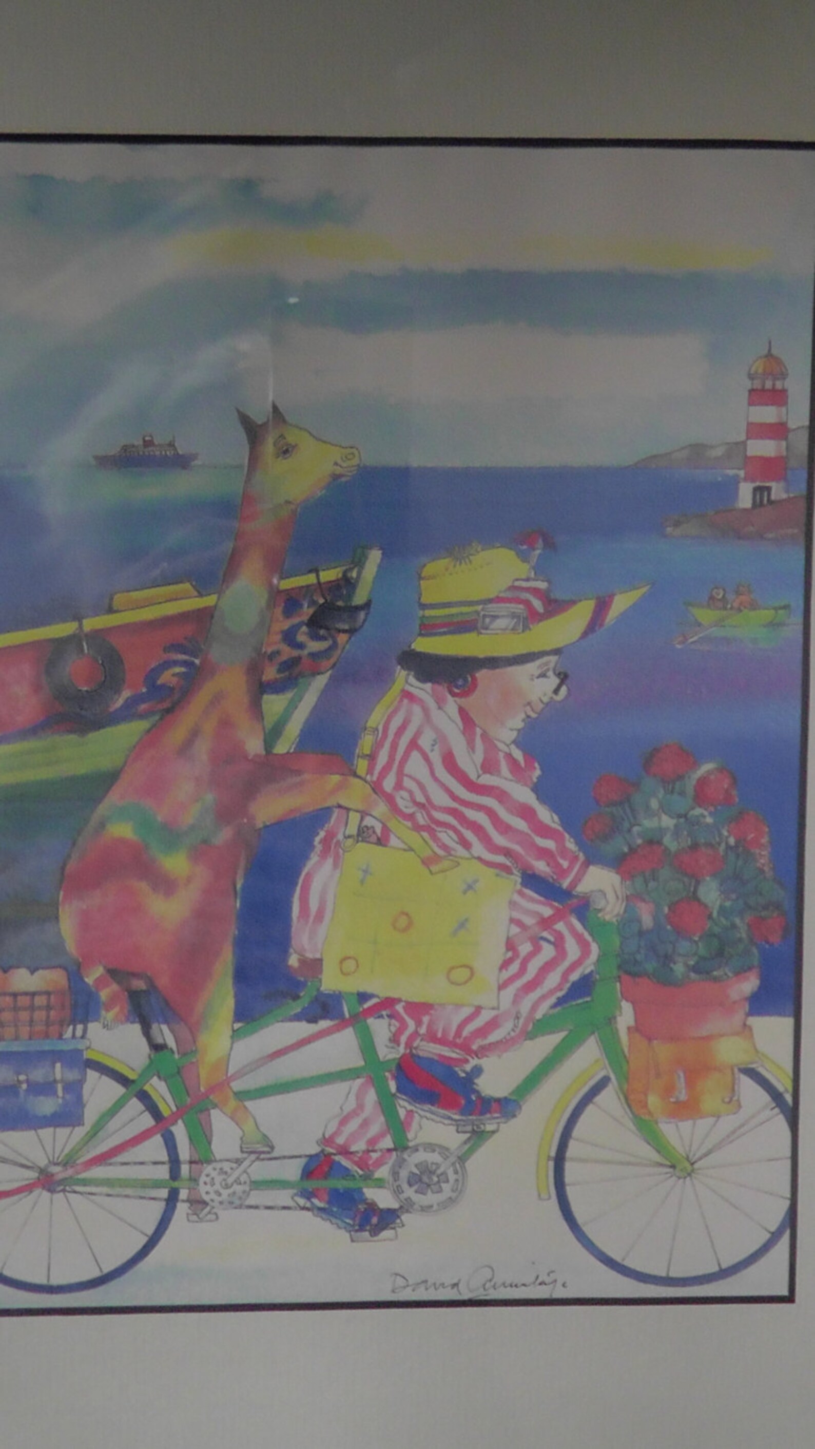 Original Signed David Armitage Book Print Seaside Scene in - Etsy