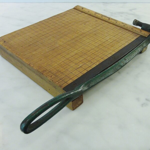 Vintage Paper Cutter - Etsy