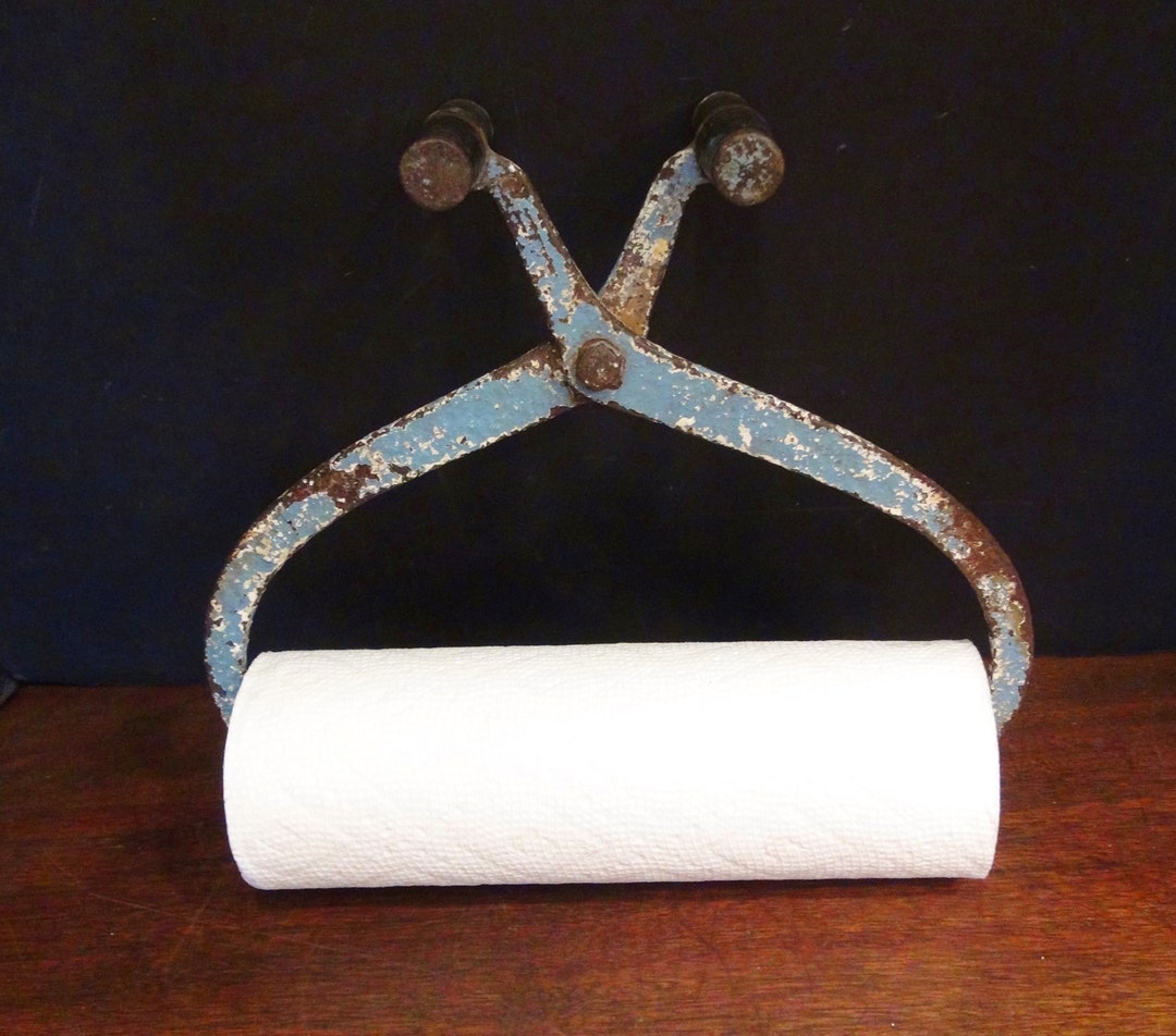Antique Ice Block Tongs Paper Towel Holder / Cast Iron Ice - Etsy