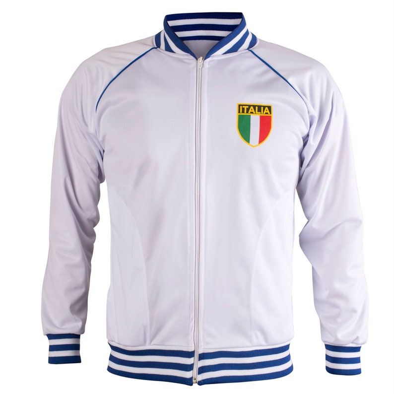 Italy Italia Jacket Retro Football Tracksuit Zipped Jacket - Etsy UK