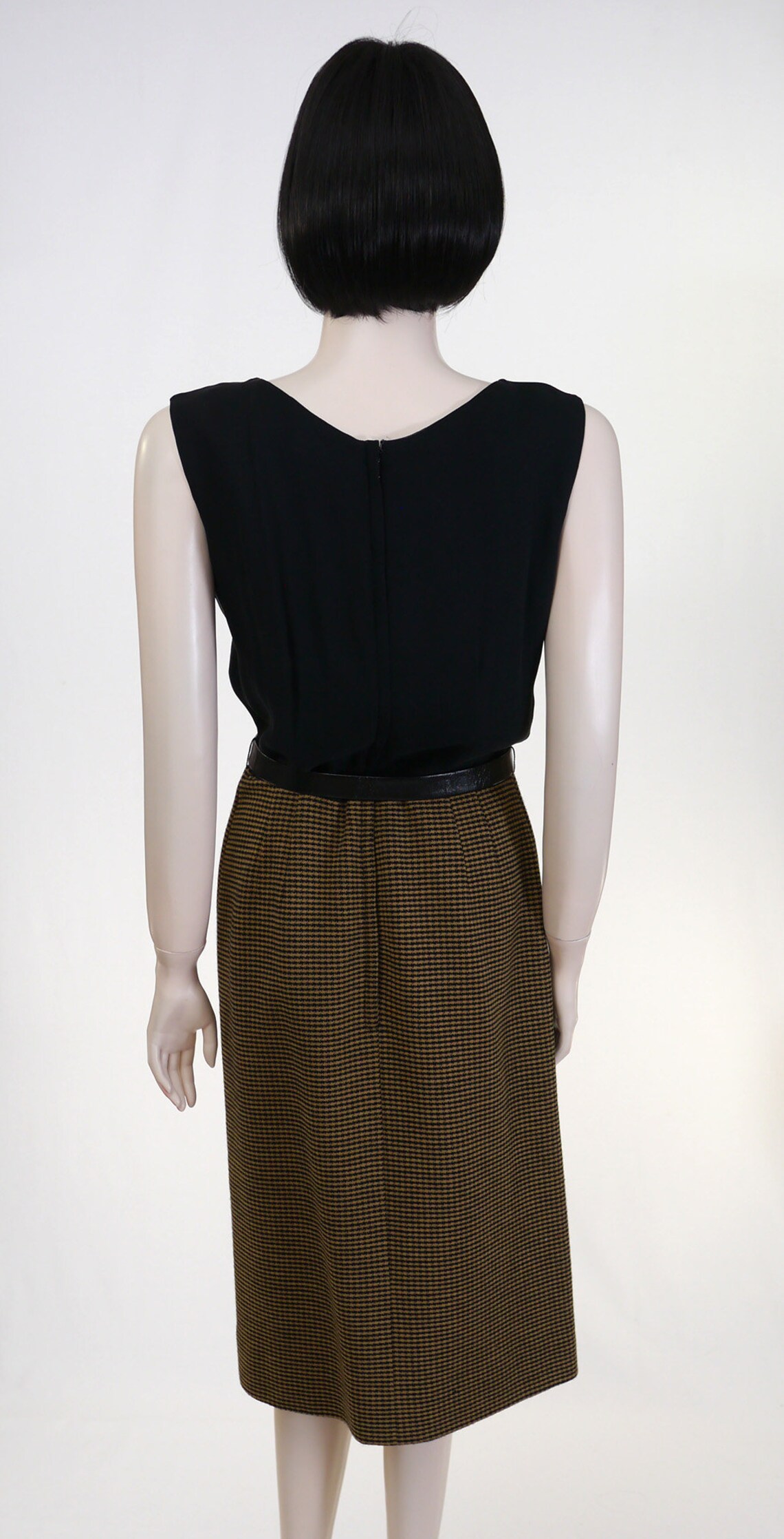 Vintage 1960s Mr. Mort 2-piece Suit / Black & Brown - Etsy