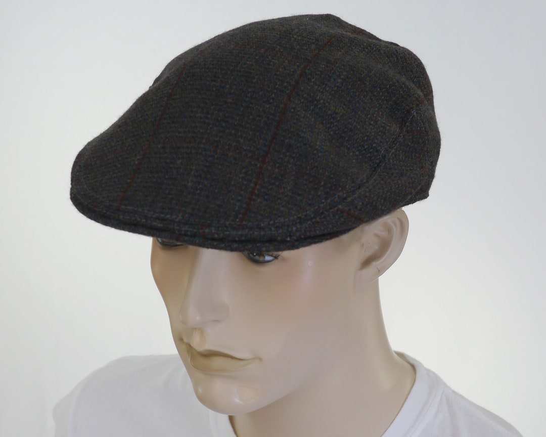 Vintage Bobby Jones Men's Plaid Newsboy Cap - Gentelman Sport Cap ...