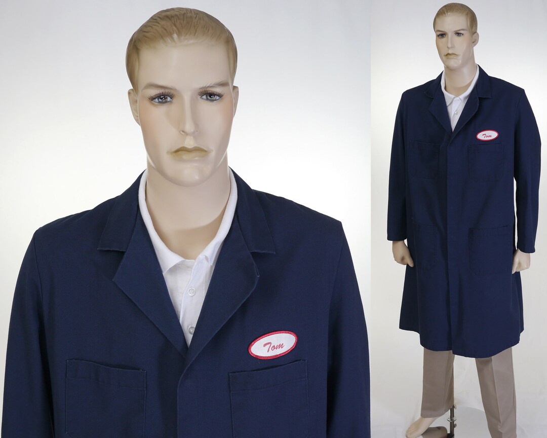 Vintage Automotive Technician Coat - Red Kap Shop Coat - Halloween ...