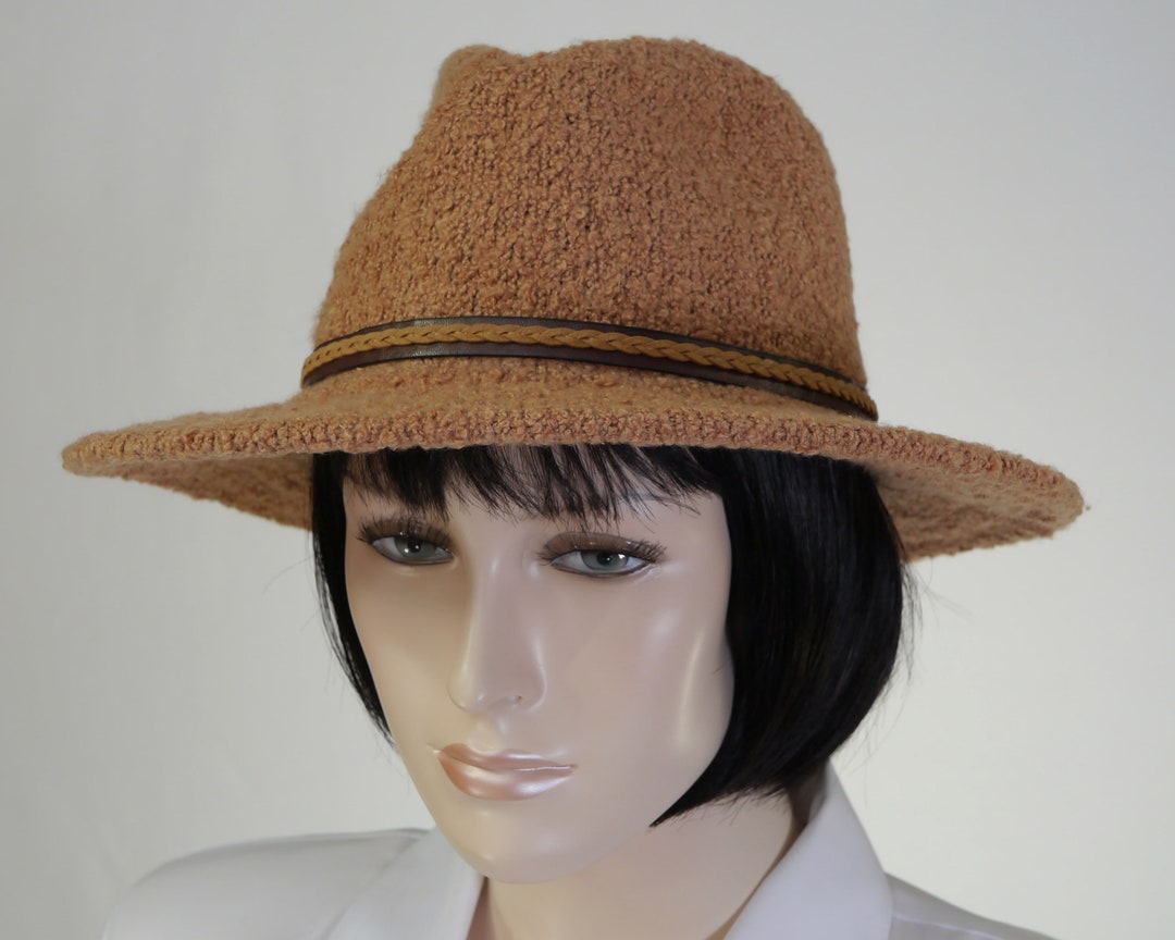 Vintage SCALA Women's Soft Sun Hat - 1990's - Tan Textured Hat - Size ...