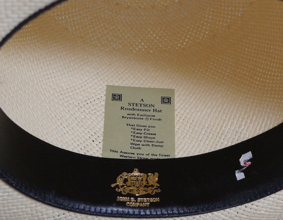 Vintage Men's Stetson Straw Cowboy Hat - 10 Gallon Hat Vintage Men's Stetson Straw Cowboy Hat - 10 Gallon Hat