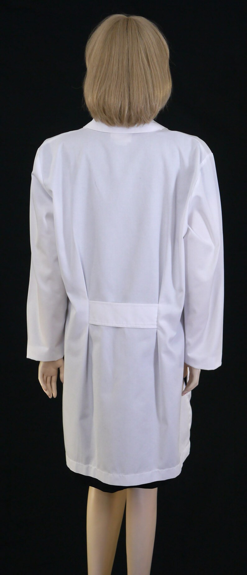 Vintage Scientist's Lab Coat 70's Style Glasses Halloween Costume Women ...