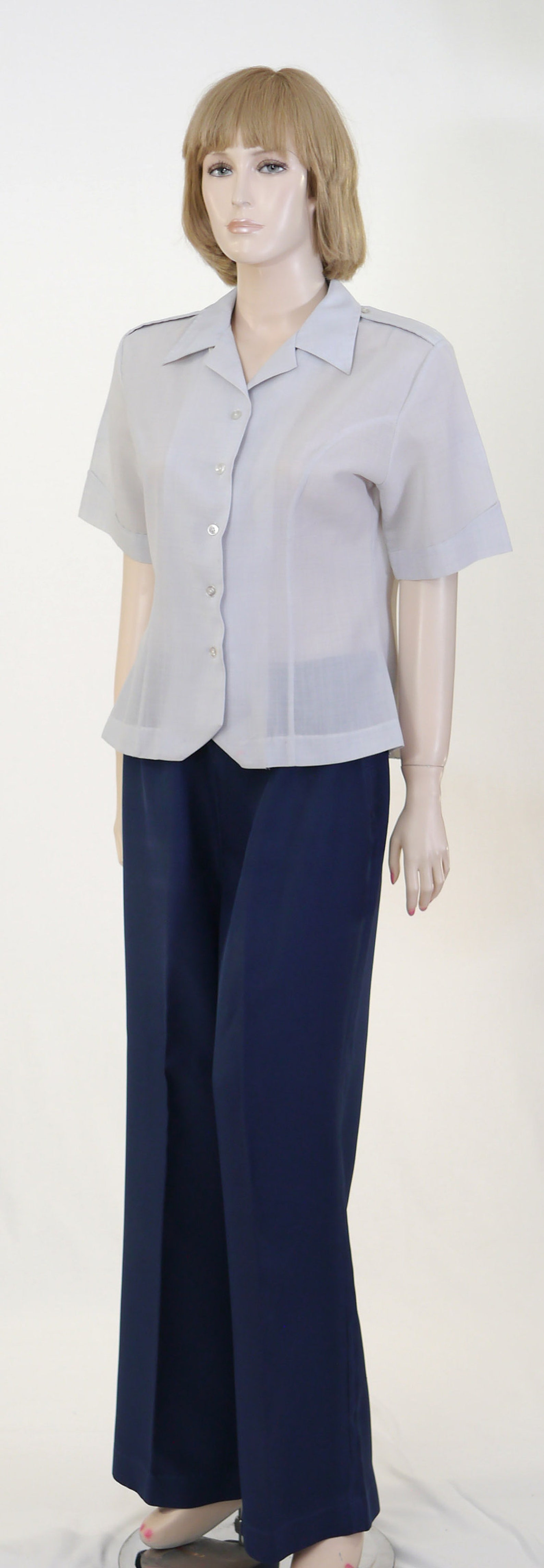 Vintage USAF Women's Blouse & Slacks - Military Uniform Outfit ...