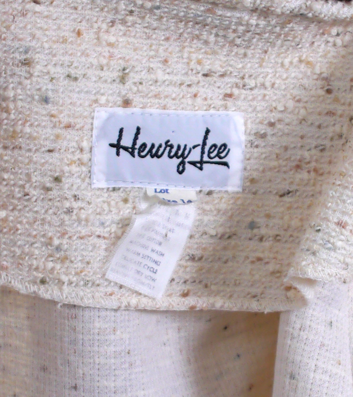 Vintage 1960s Ladies Tan Suit Henry Lee Original 2-piece Tan Textured ...