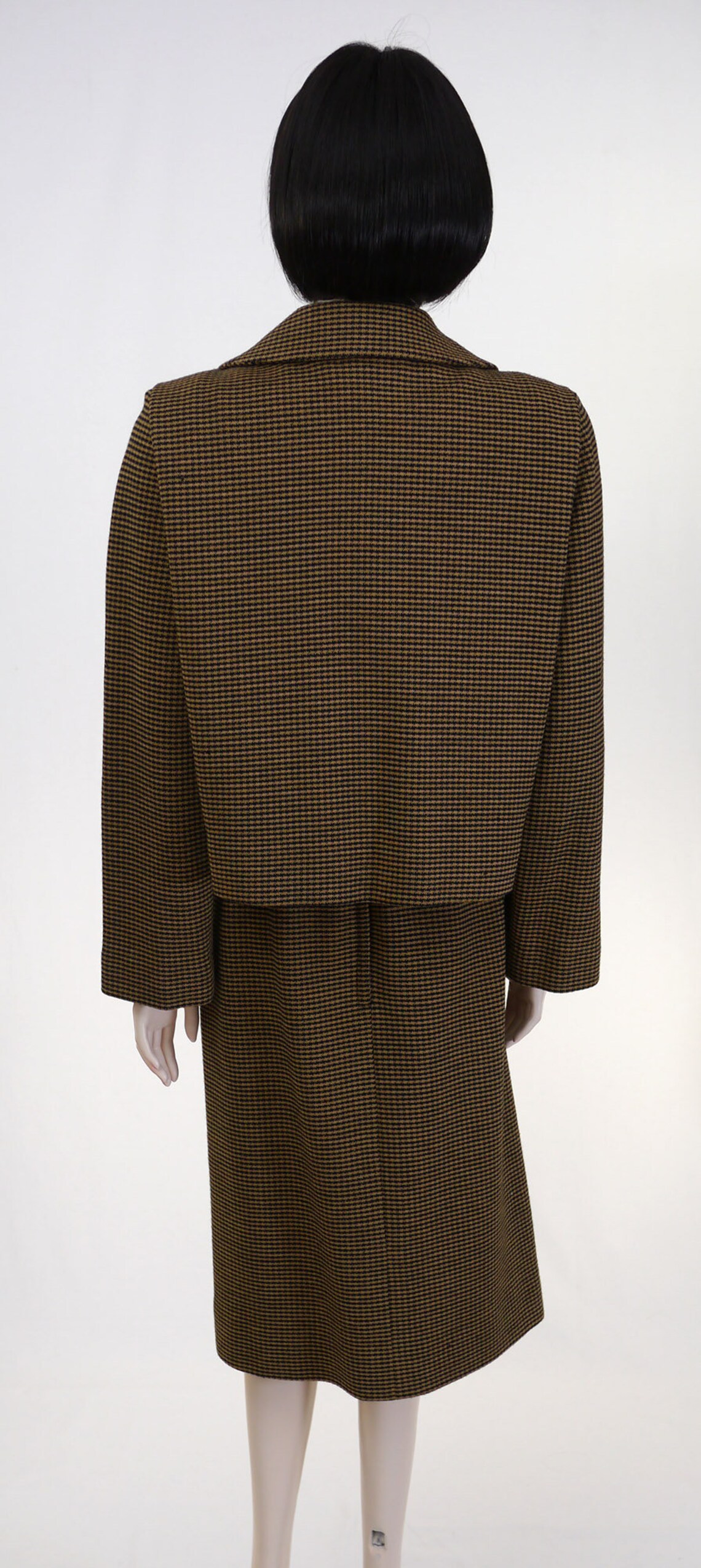 Vintage 1960s Mr. Mort 2-piece Suit / Black & Brown - Etsy