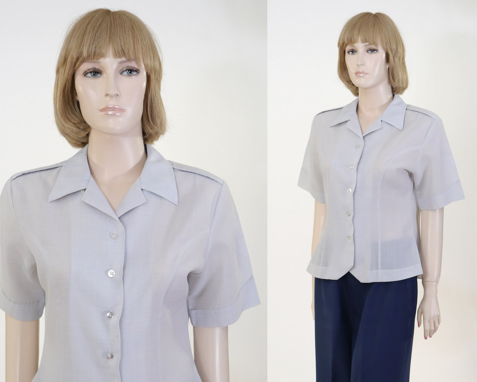 Vintage USAF Women's Blouse & Slacks - Military Uniform Outfit ...