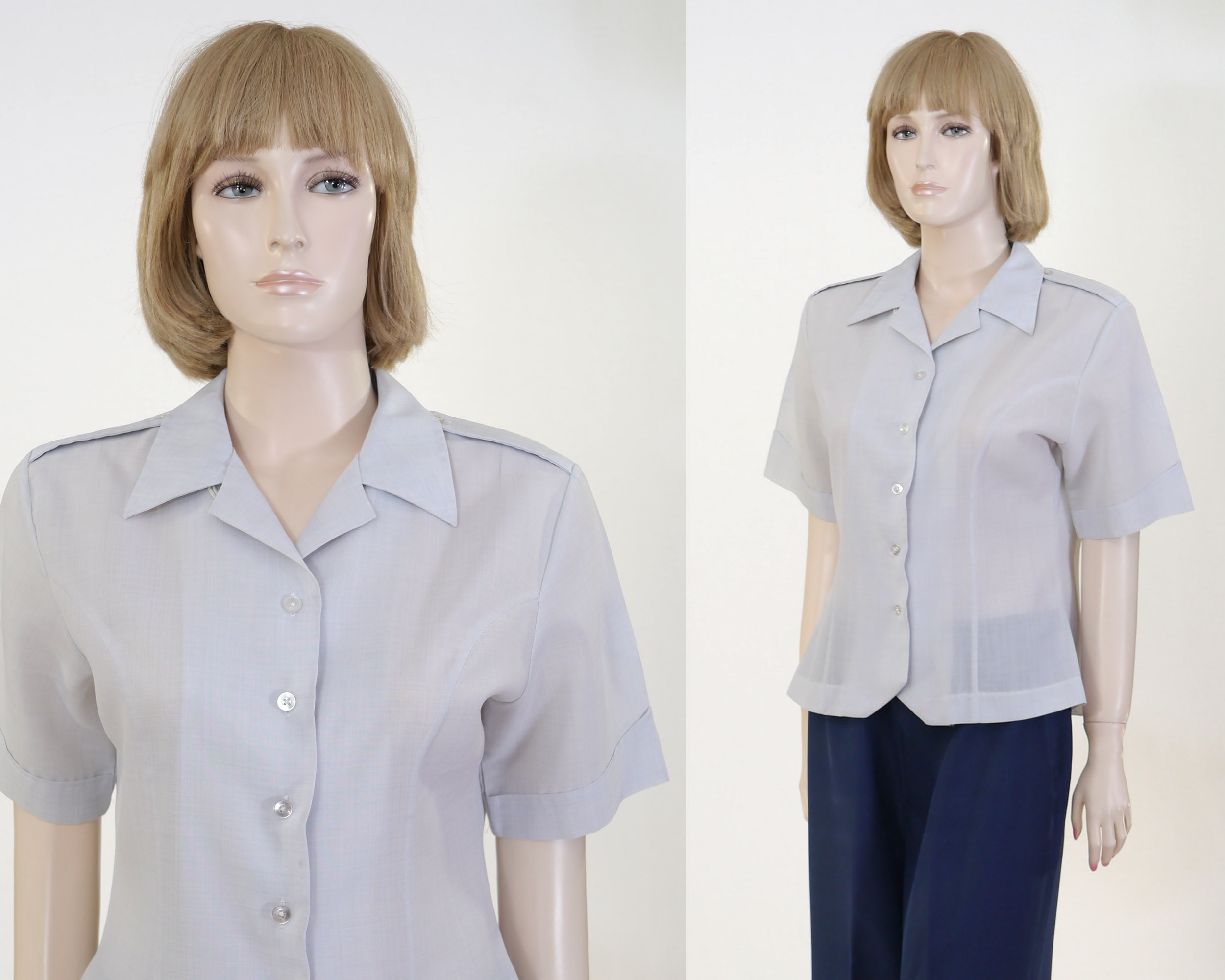 Vintage USAF Women's Blouse & Slacks - Military Uniform Outfit ...