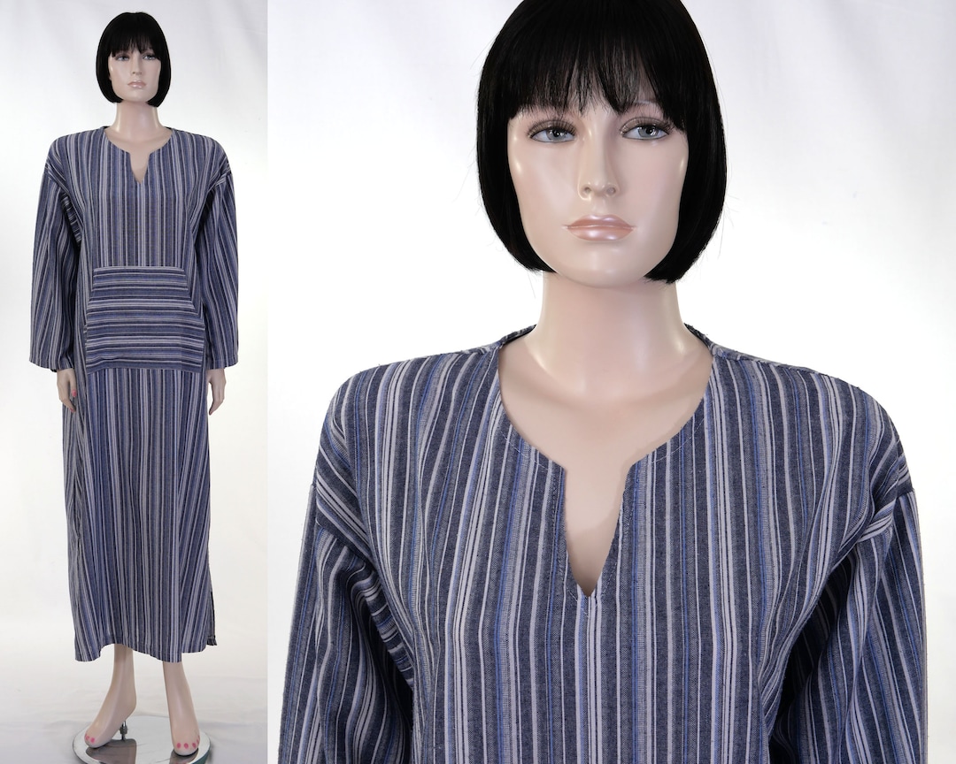 Vintage Women's Kaftan - Caftan - Shi Long Fashion - Maxi Kaftan - Size ...