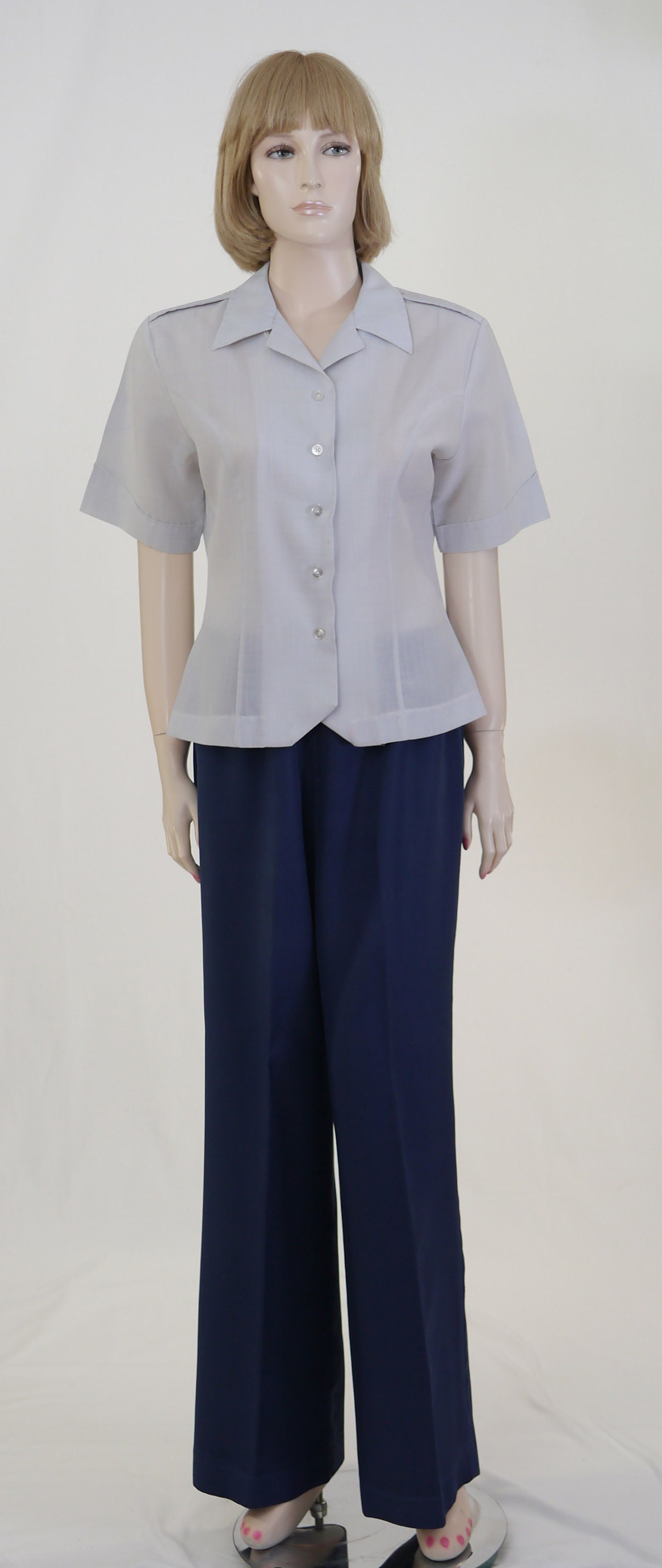 Vintage USAF Women's Blouse & Slacks - Military Uniform Outfit ...