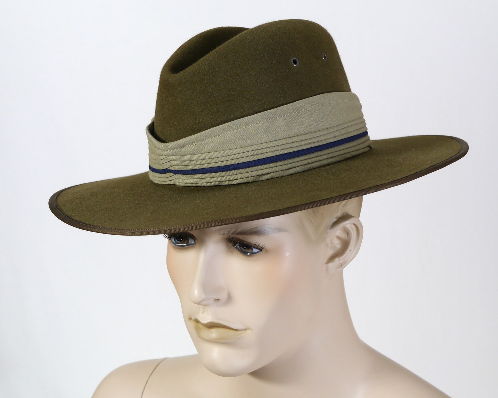 Vintage Aussie Slouch Hat Open Crown Made in Australia | Etsy