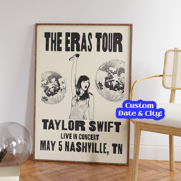 Custom Eras Tour Poster - Etsy