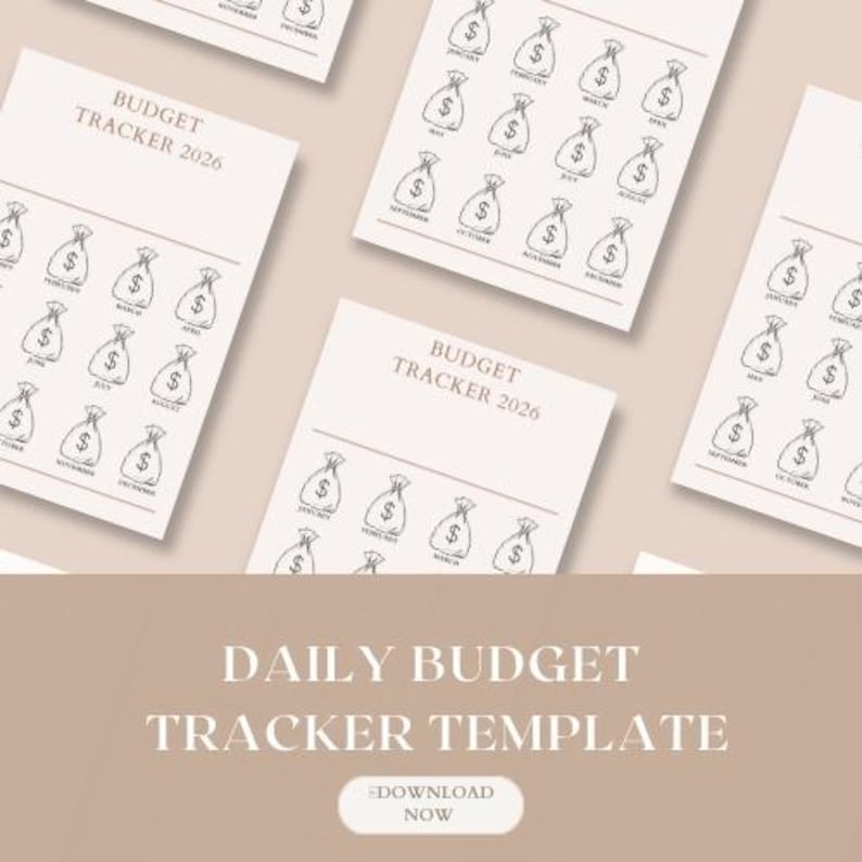Budget Tracker 2026 – A Visual Reset for Mindful Money Habits - Etsy UK