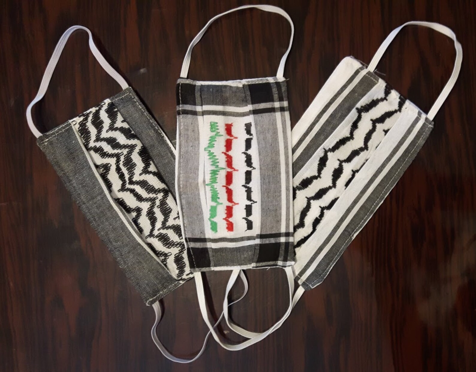 3-pack Palestinian Keffiyeh Masks - Etsy