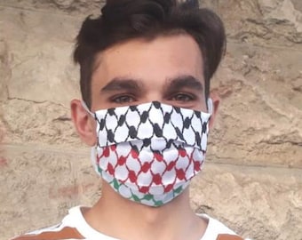 Palestine Flag Mask - Etsy