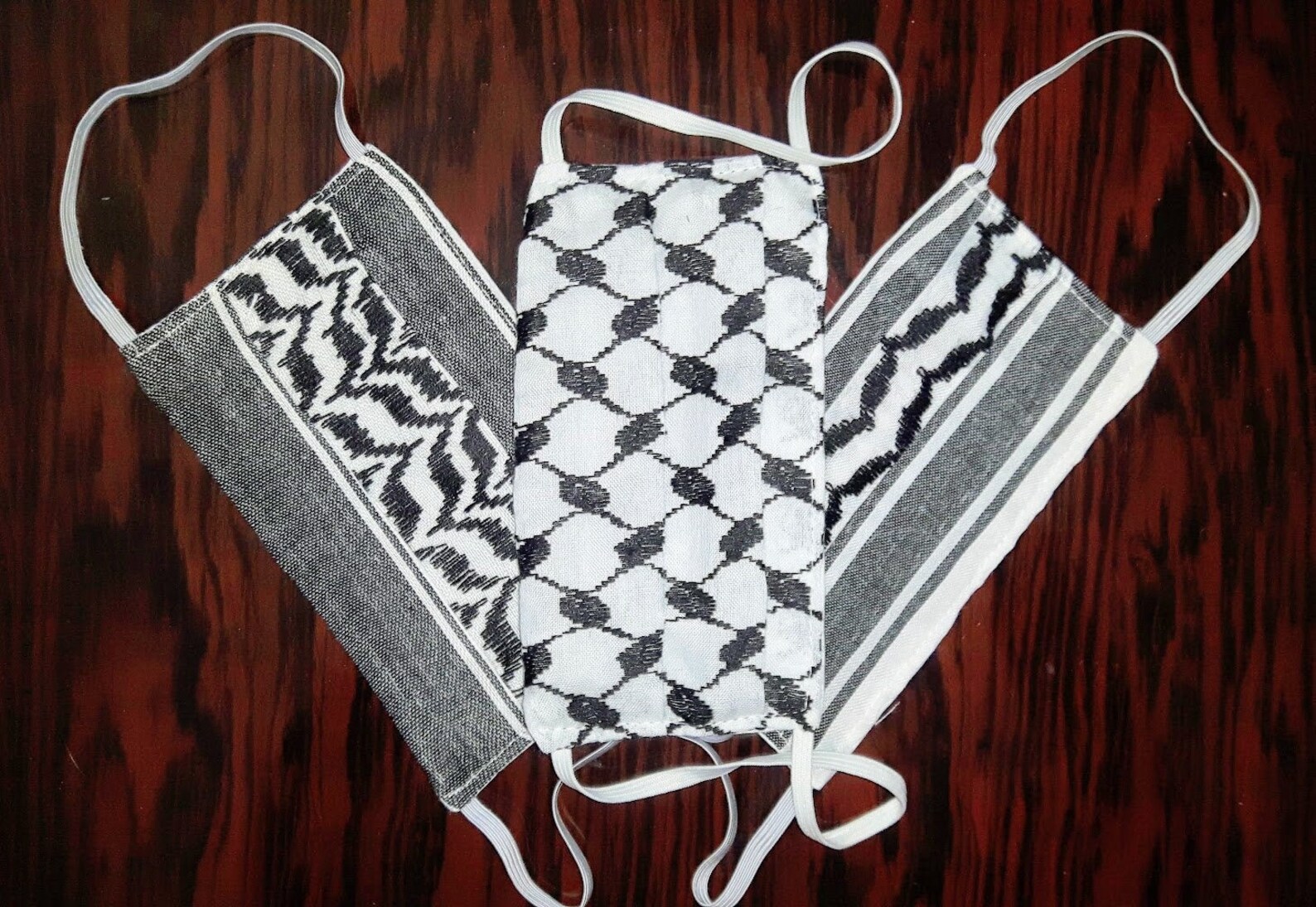 3-pack Palestinian Keffiyeh Masks | Etsy