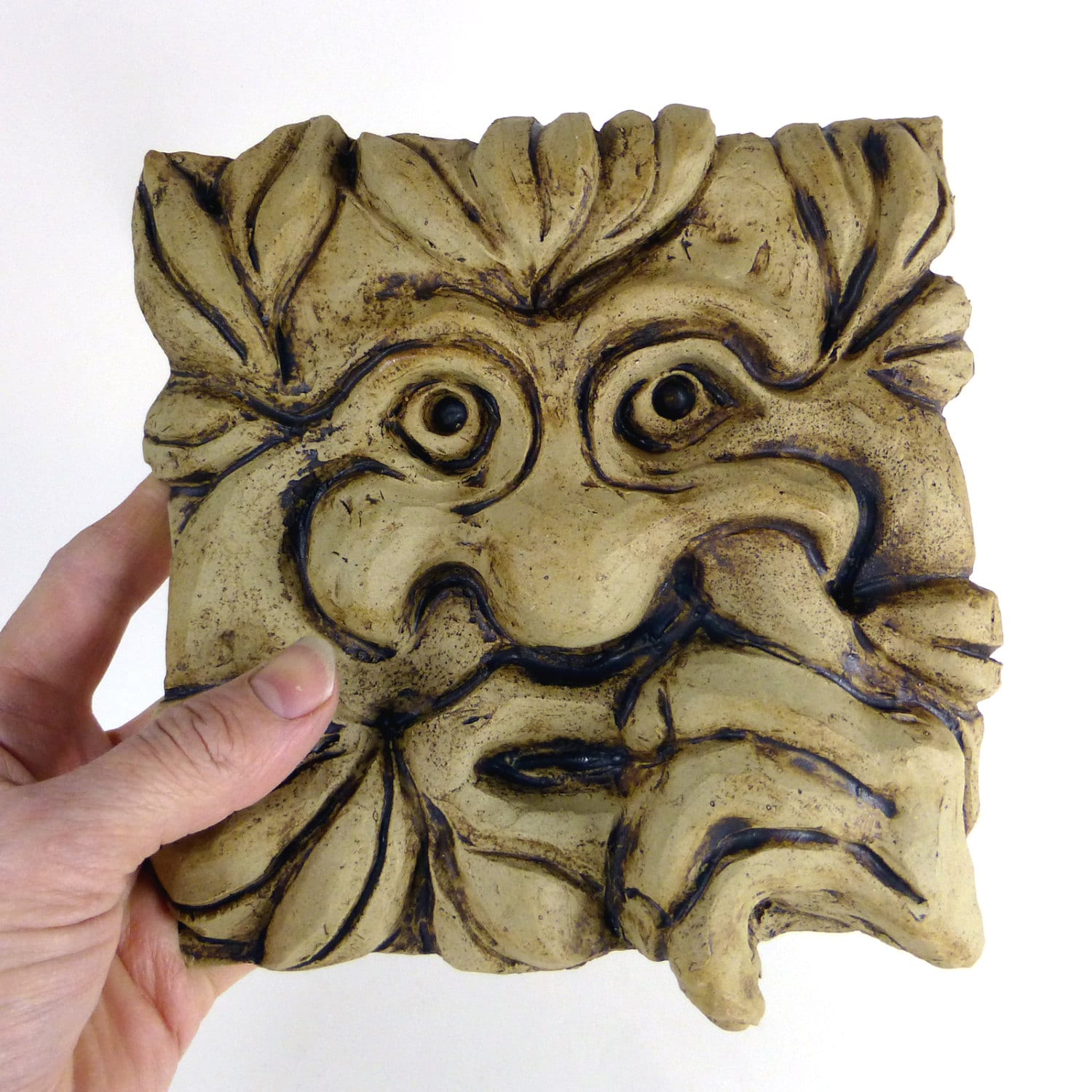 Naughty Nose Picker Gargoyle Wall Plaque Pottery Design - Etsy UK