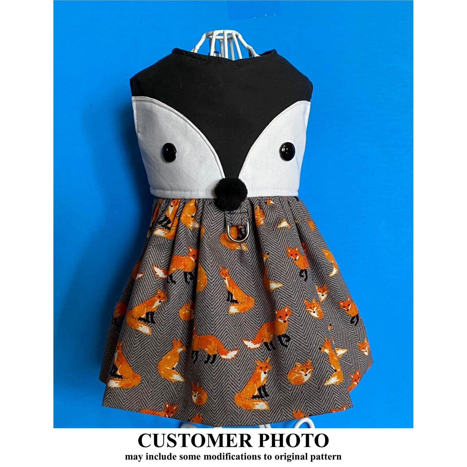 Party Animal Dog Dress Sewing Pattern 1565 Fox Face Dress - Etsy