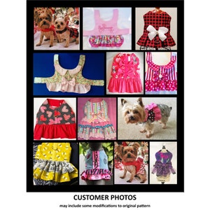 Ruffle Dog Harness Sewing Pattern 1635 Dog Clothes Patterns Small Dog ...