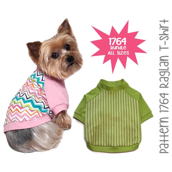 Dog Tee Shirt Sewing Pattern 1764 Dog Clothes Patterns Dog - Etsy