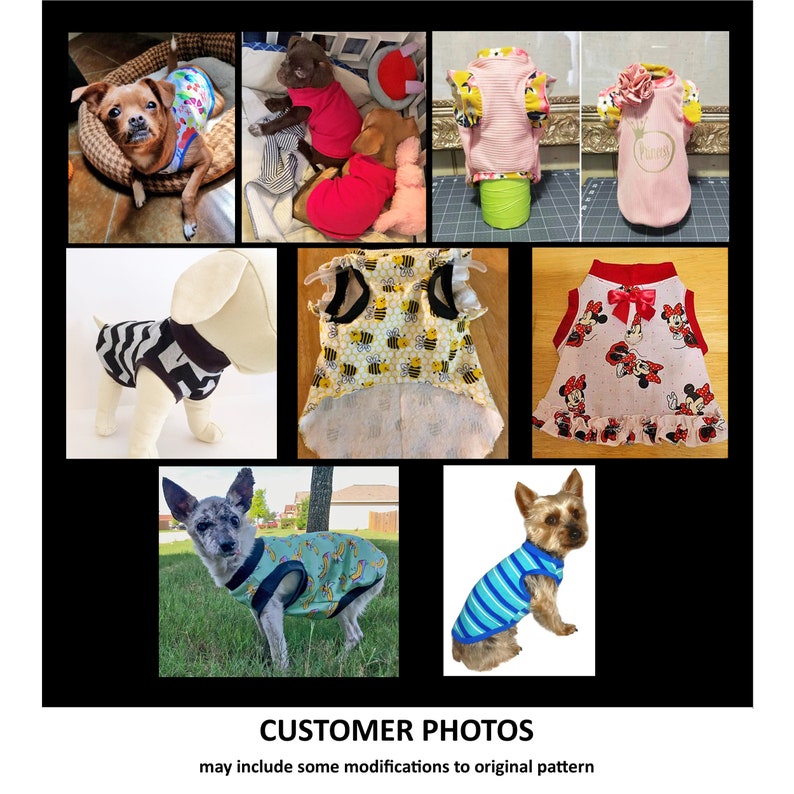Dog Tank Top Sewing Pattern 1719 Dog Sports Shirt Small - Etsy