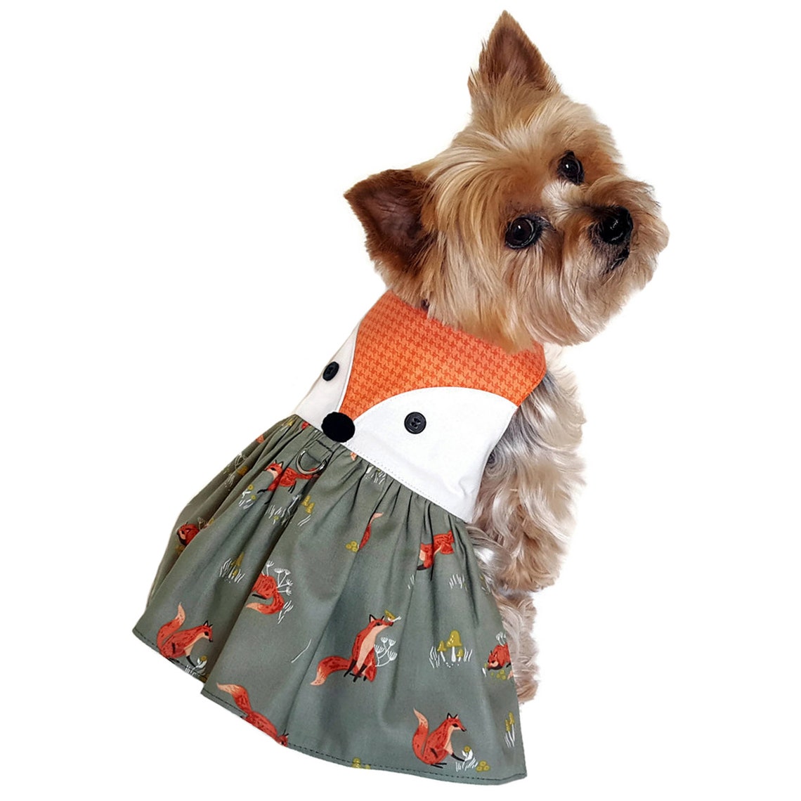 Party Animal Dog Dress Sewing Pattern Xxlg – PDF DIY Fox or Bear Bodice ...
